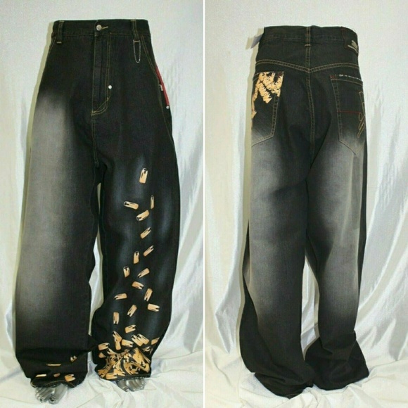 Arme | Jeans | Mens Arme Black Bullets Denim Pants | Poshmark
